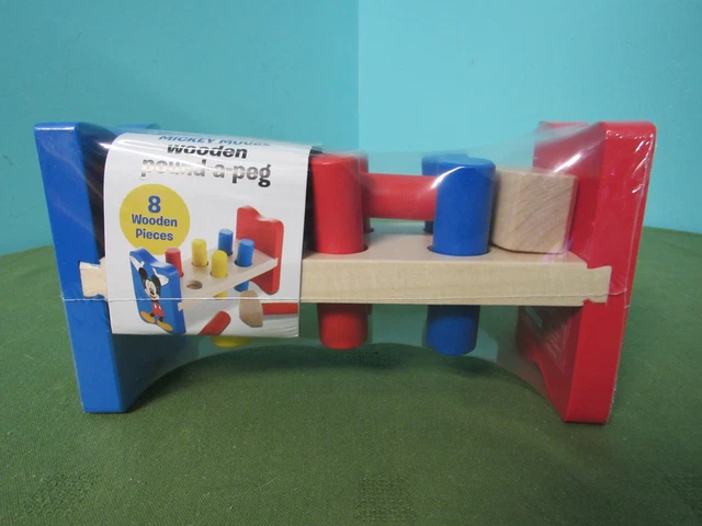 Mickey Mouse Wooden Pound-a-peg Set By Melissa & Doug Price Cheap Sale ...
