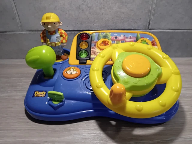 VTECH BOB THE Builder Driving Activity Interactive Lights Sounds ...