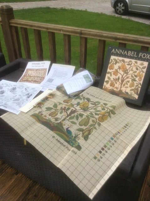 VINTAGE 1994 DESIGN By Annabel FOX Tapestry Kit “THE PEACOCK AND THE ...