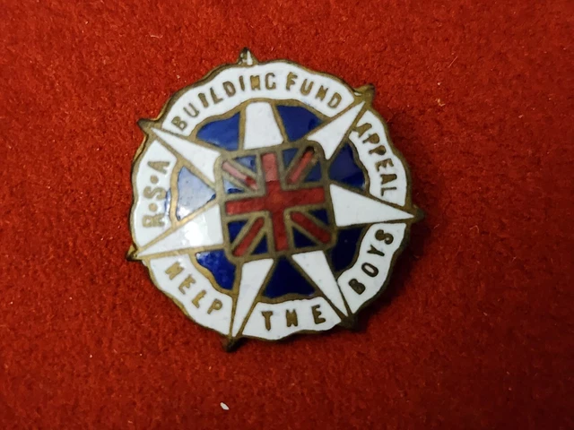 WW1 RSA BUILDING Fund Appeal Help The Boys Enamel Badge EUR 24,34 ...