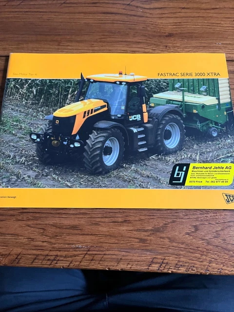 JCB FASTRAC SERIES 3000 Xtra Tractor Brochure FCCA EUR 24,85 - PicClick FR