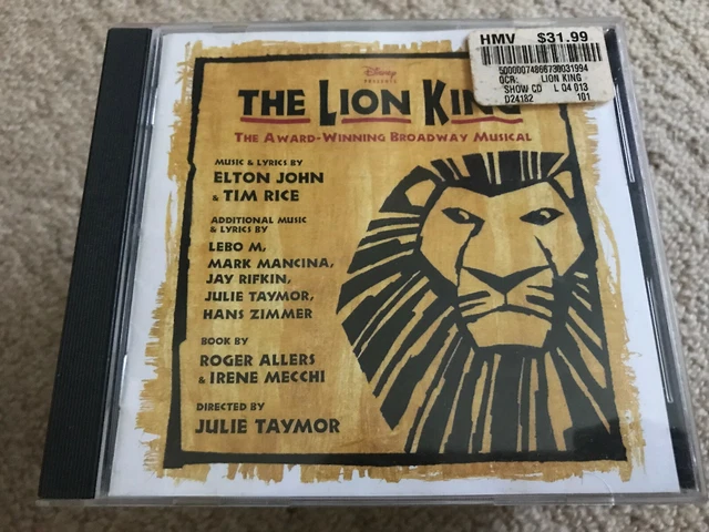 THE LION KING Broadway Soundtrack CD Album $9.99 - PicClick AU