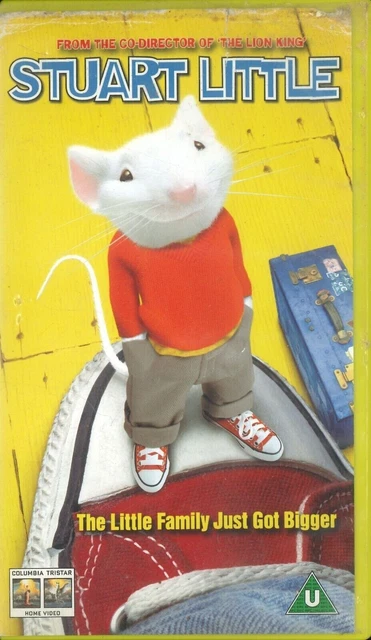 STUART LITTLE (1999) VHS, Michael J. Fox, Geena Davis, Hugh Laurie, Rob ...