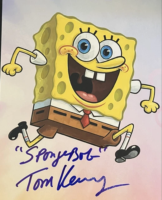 SPONGEBOB SQUAREPANTS- TOM Kenny signed SpongeBob 8x10 photo JSA COA £ ...