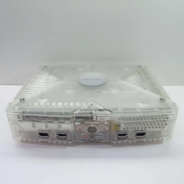 ORIGINAL MICROSOFT XBOX Crystal Limited Edition (CONSOLE ONLY) LOOK ...