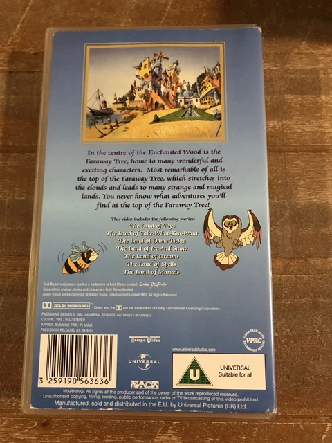 THE MAGIC OF The Faraway Tree VHS Video Enid Blyton Childrens Enchanted ...
