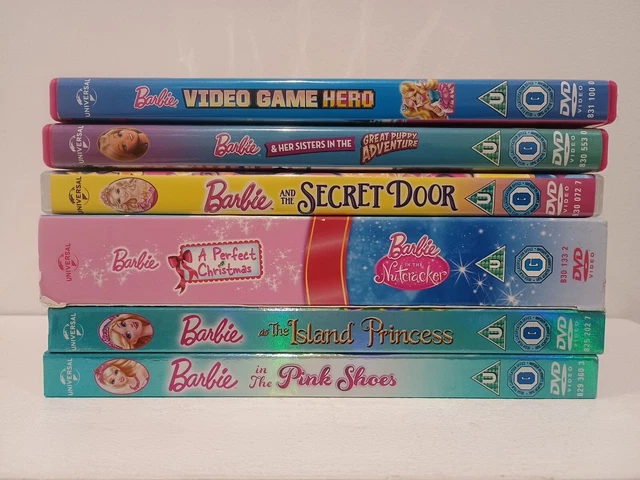 BARBIE DVD BUNDLE Christmas Princess Collection Job Lot Animation Movie ...