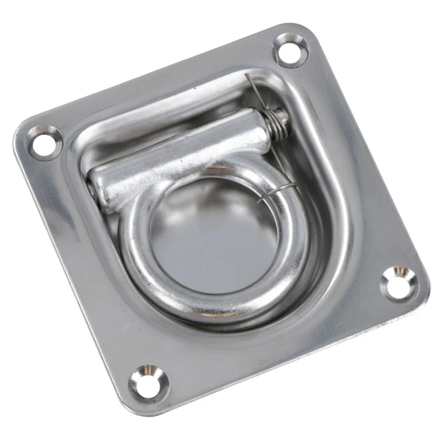 RECESSED FLUSH FIT Cargo Lashing Ring Eye Tie Down Anchor Stainless ...