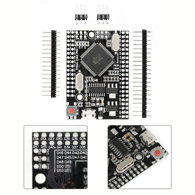CARTE DE D??VELOPPEMENT de puce compacte MEGA2560 PRO CH340G avec en-t ... CARTE DE D??VELOPPEMENT de puce compacte MEGA2560 PRO CH340G avec en-t ...