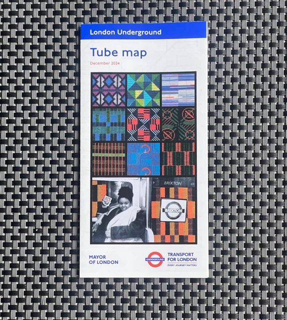 LONDON UNDERGROUND TUBE Map December 2024 £1.00 - PicClick UK