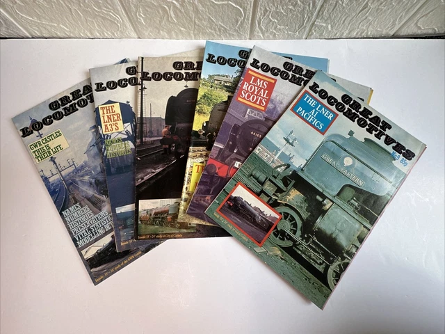 GREAT LOCOMOTIVES FOLD out Poster Magazine Number 2 The - PicClick UK