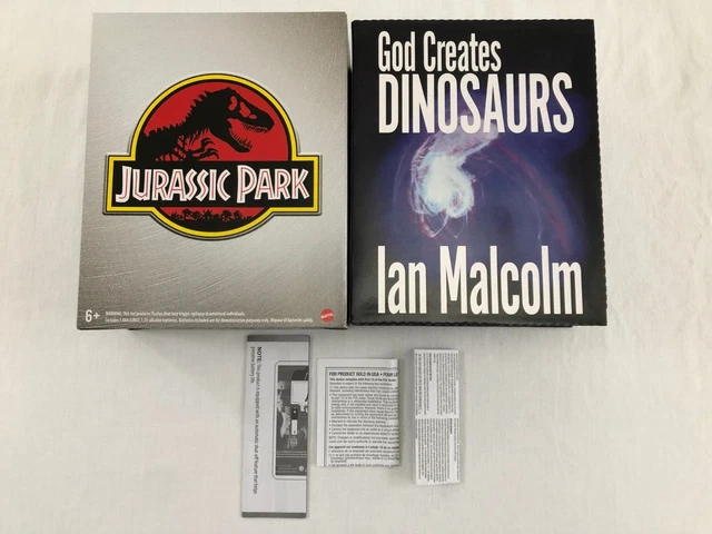 JURASSIC PARK MATTEL Creations Chaos Theory Ian Malcolm Action Figure ...