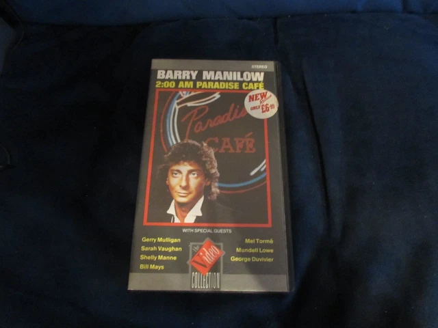 BARRY MANILOW 2:00 Am Paradise Cafe Music Vhs Video From The Video ...