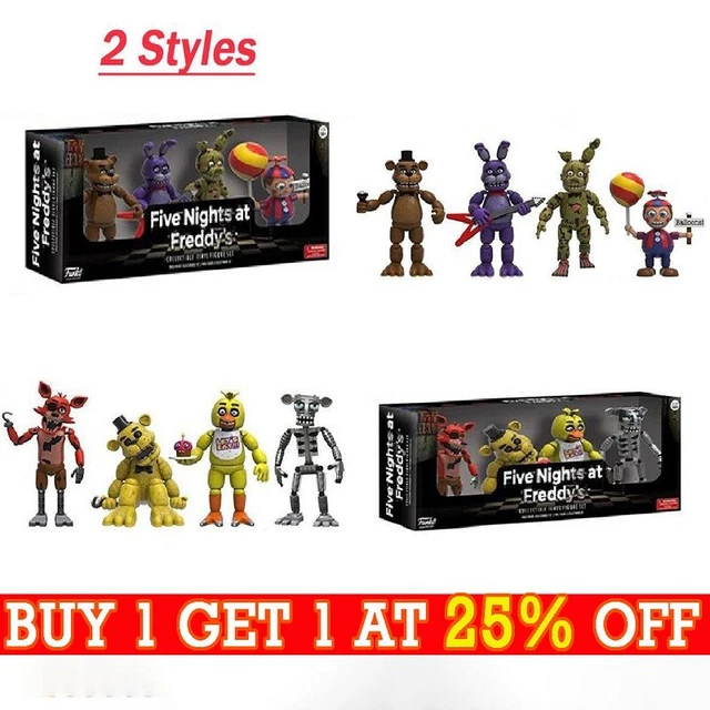 UK FIVE NIGHTS At Freddy's Action Figure FNAF Y Bonnie Bear Toys Boxed ...