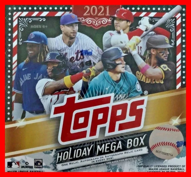 2021 TOPPS BASEBALL Holiday Mega Box - Box boite de 10 pack de 10 ...