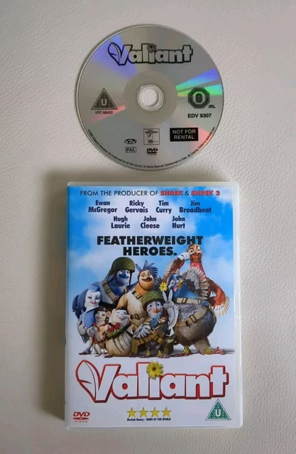 VALIANT (ANIMATED) (DVD Region 2 2005) Ewan McGregor Ricky Gervais £2. ...