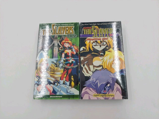 2 SEALED THE Slayers Anime VHS Tapes (VHS, 2000) (250094) £22.23 ...