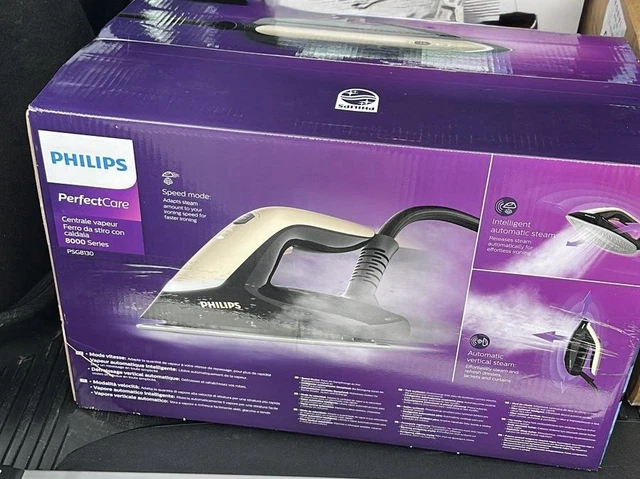 PHILIPS PERFECTCARE STEAM Iron 8000 Series 170 g/min black PSG8130/80 ...