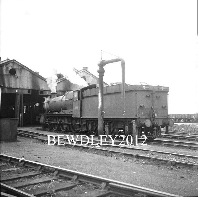 NEGATIVE 6X6CM GWR 6854 "ROUNDHILL GRANGE" ON DIDCOT SHED MPD 17/7/1965 ...