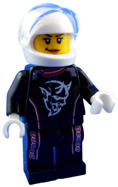 LEGO 2018 DODGE Challenger SRT Demon Driver Speed Champions Minifigure ...