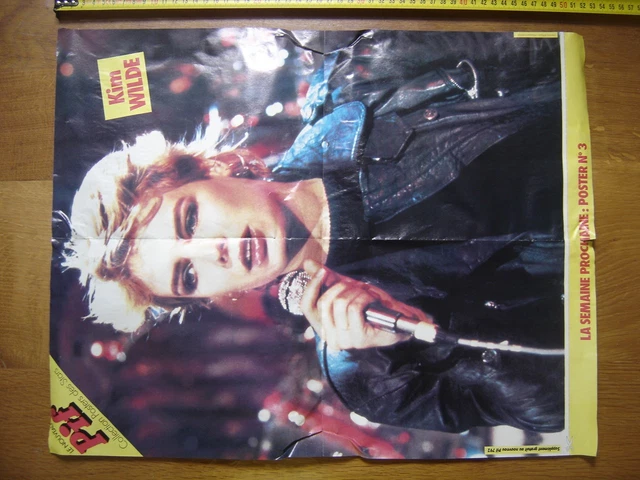 TÉLÉPIF POSTER LE nouveau Pif Centerfold KIM WILDE YANNICK NOAH EUR 5 ...