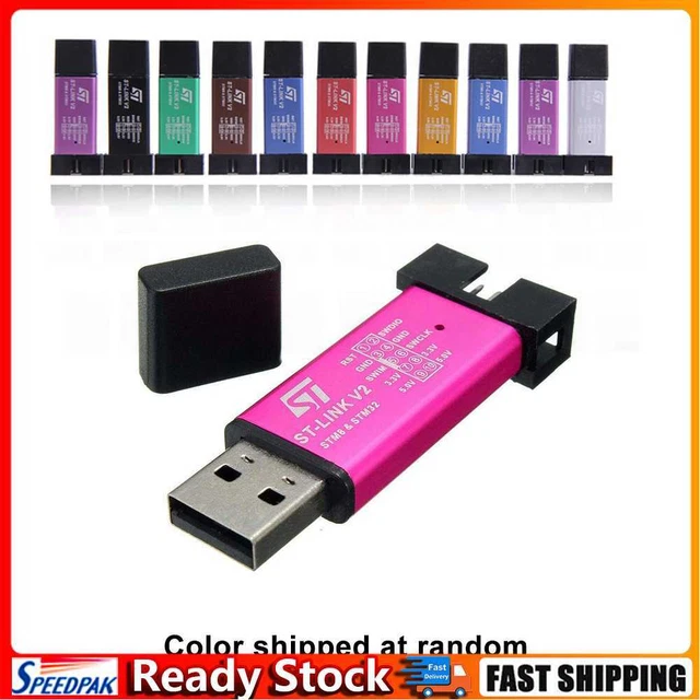 ST-LINK V2 SIMULATOR Download Programmer with Cover STM8/STM32 Random ...