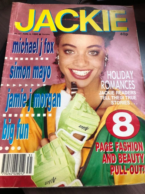 VINTAGE JACKIE TEEN Magazine #1387 Sinead O'connor Michael J Fox Jamie ...