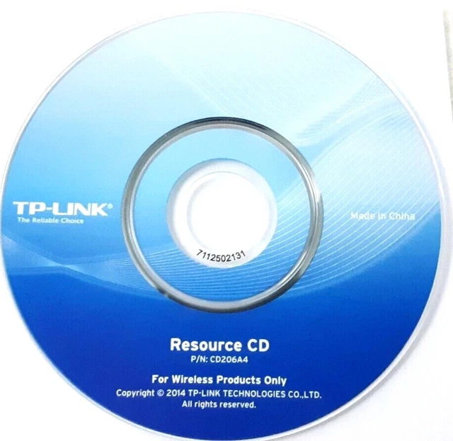 TP-LINK RESOURCE CD CD206A4 for Dual Band Wireless Router Ac1750 Wi-Fi ...