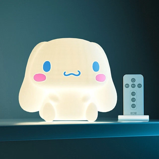 CINNAMOROLL PAT CUTE Big Ears Night Light USB Induction Bedside Lamp ...