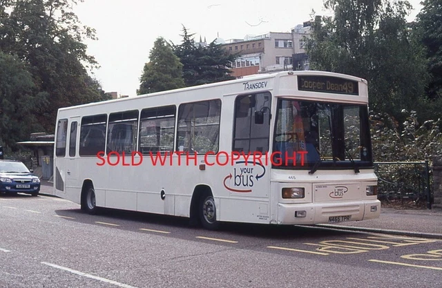 35MM ORIGINAL BUS slide Transdev Yellow Buses Bournemouth N465 TPR £4. ...