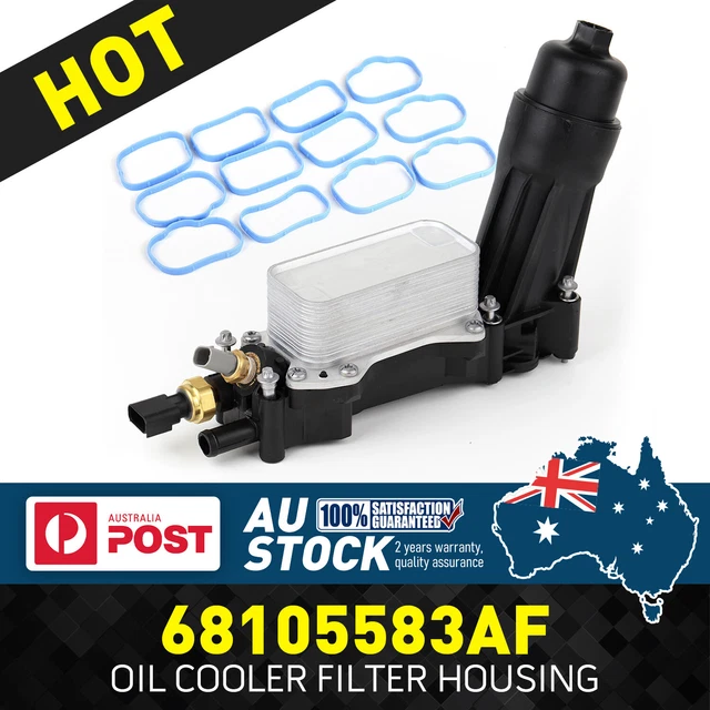 OIL COOLER FILTER Adapter Housing 68105583AF For Jeep ,Chrysler , Dodge ...