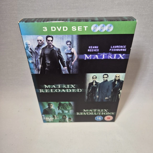 THE MATRIX/MATRIX RELOADED/MATRIX Revolutions (Box Set) (DVD, 2006) £2. ...