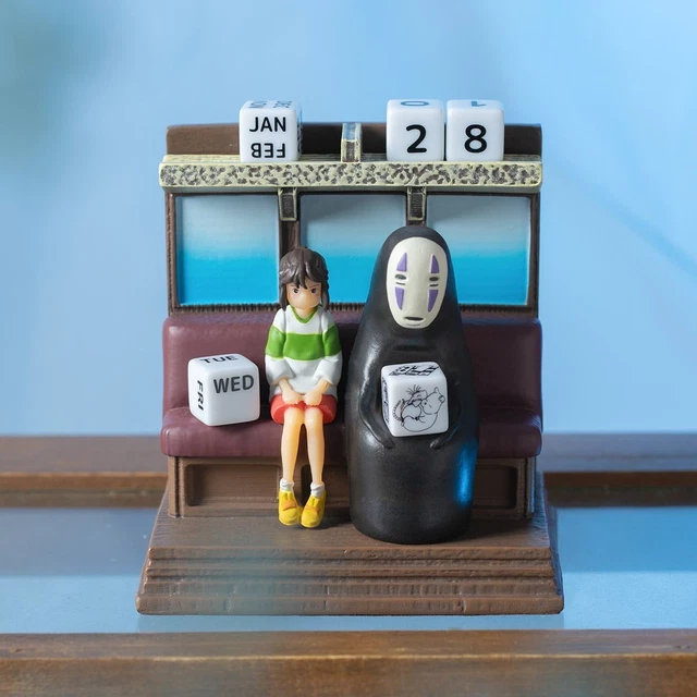SPIRITED AWAY PERPETUAL Calendar Sea Railway Scene Studio Ghibli ...