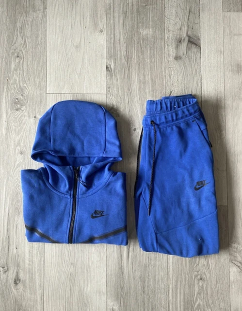 SURVÊTEMENT NIKE TECH Fleece Bleu Homme Taille XS EUR 88,00 - PicClick FR
