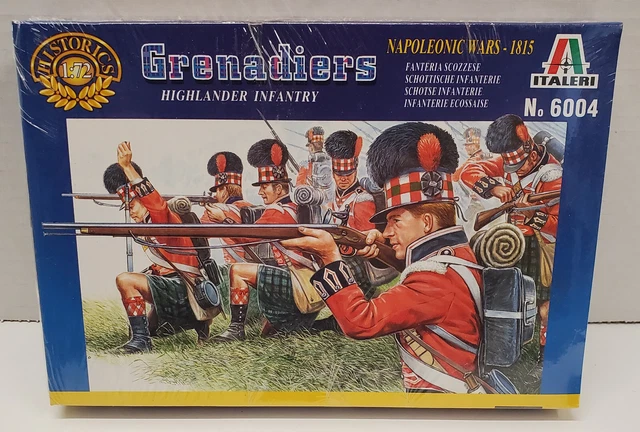ITALERI HISTORICS GRENADIERS Highlander Infantry 1:72 Scale Model Kit ...