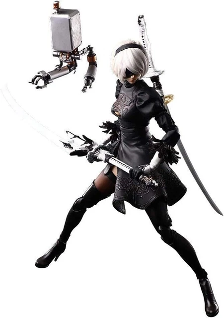 NIER AUTOMATA PLAY ARTS Kai YoRHa No.2 Tipo B DX ver. Figura de acción ...