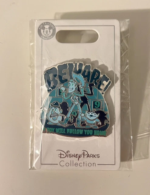 DISNEY PARKS PIXAR Haunted Mansion Toy Story Hitchhiking Ghosts Beware ...