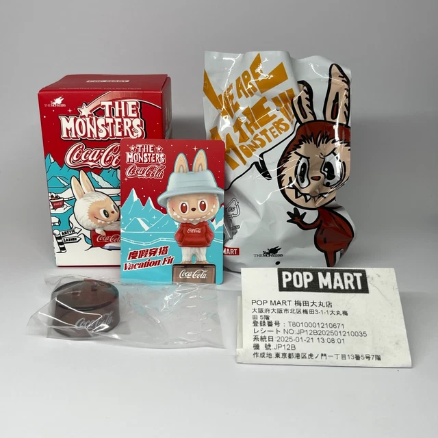 AUTHENTIC POP MART The Monsters Labubu Arctic Coca-Cola - Vacation Fit ...