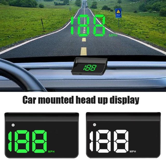 CAR DIGITAL GPS Speedo Speed MPH HUD Head Up Display Speedometer ...