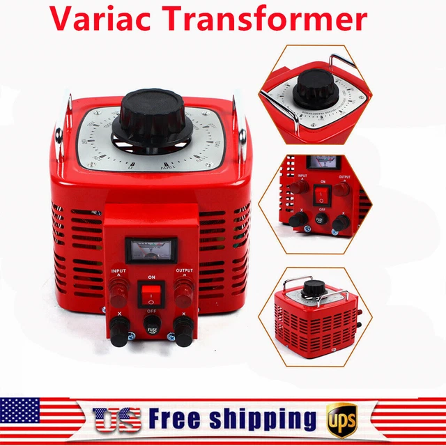 IRON VARIABLE TRANSFORMER Variac AC Voltage Regulator Transformer ...