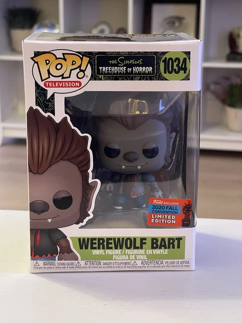 FUNKO POP! SIMPSONS Treehouse of Horror Werewolf Bart #1034 2020 Fall ...