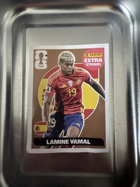 PANINI FIFA WORLD Cup 2026 Extra Sticker Lamine Yamal Spain Player ...