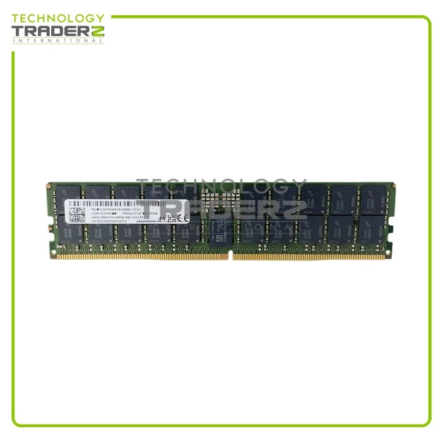 MICRON 64GB PC5-38400 DDR5-4800MHz ECC Reg Rdimm 2RX4 Memory ...