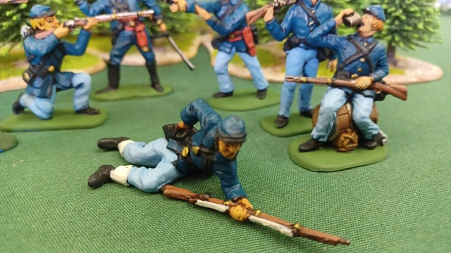 ACW SET 30 American Civil War Union Infantry 54Mm 1/32 Painted ...