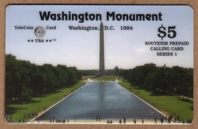 WASHINGTON MONUMENT - Washington D.c. 1994 Handy Karte EUR 12,07 ...
