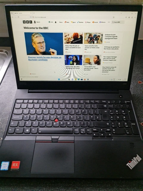 LENOVO THINKPAD E580 Intel Core I7-8550U, 8GB RAM,256GB SSD £170.00 ...