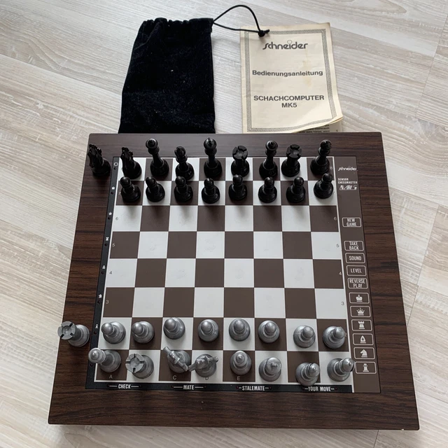 SENSOR CHESSMASTER MK6 Schneider Retro Schachcomputer 80er EUR 29,99 ...
