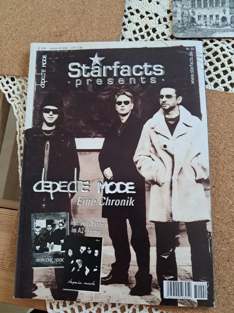 DEPECHE MODE Starfacts chronic mit Poster A2 Magazin chronik Band Musik ...