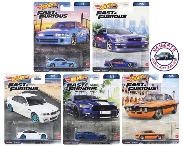 2023 HOT WHEELS Fast & Furious Premium Set Of 5 Mix 3 Pre-order £37.76 ... 2023 HOT WHEELS Fast & Furious Premium Set Of 5 Mix 3 Pre-order £37.76 ...
