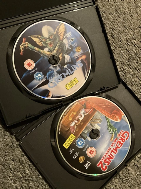 GREMLINS & GREMLINS 2 The New Batch - PAL UK Region 2 DVD Boxset - 80s ...